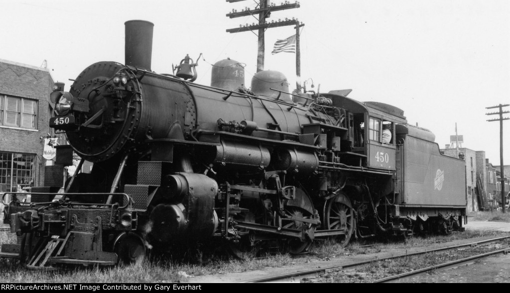 CNW 4-6-0 #450 - Chicago & North Western